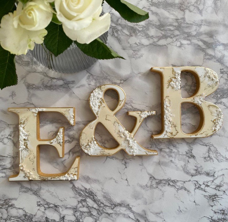 Made to Order Freestanding Letters Resin on MDF Custom - Etsy