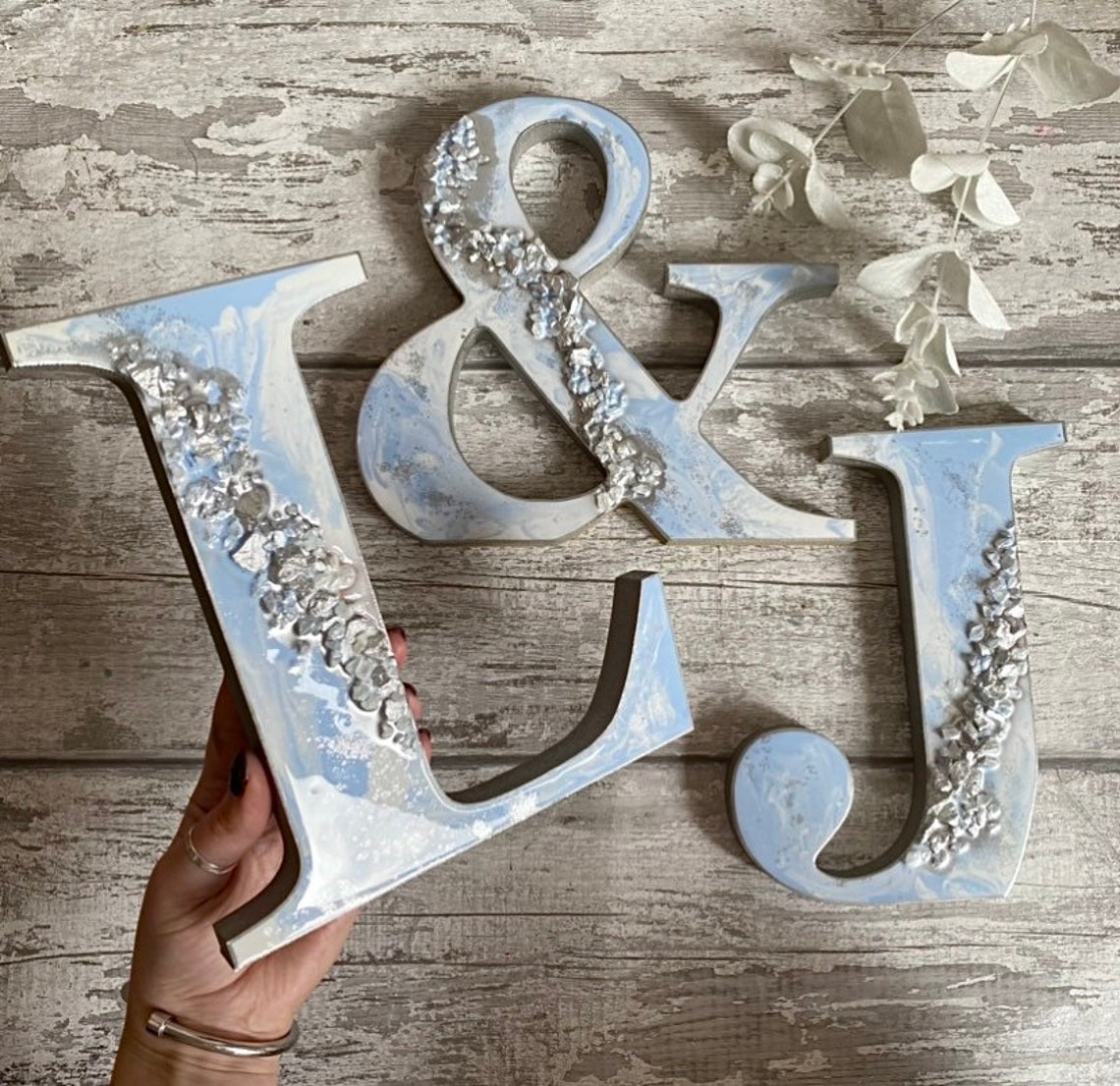 Made to Order Freestanding Letters Resin on MDF Custom | Etsy