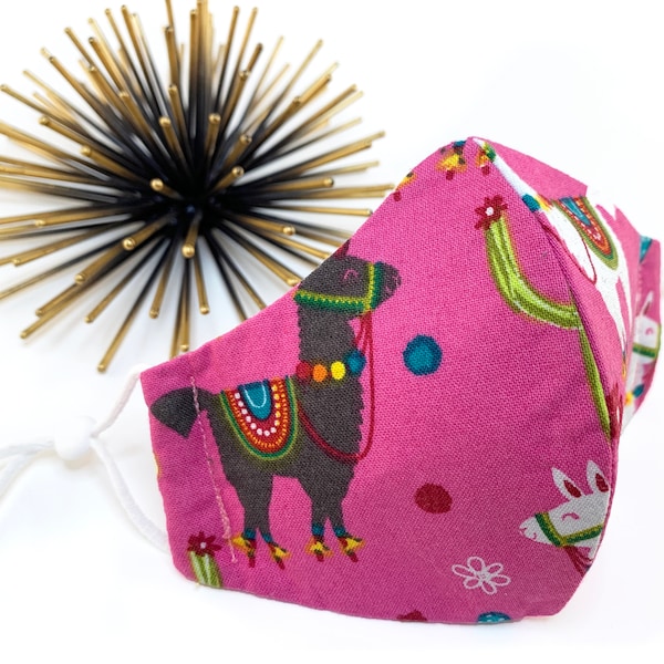 Llama Face Mask - Etsy
