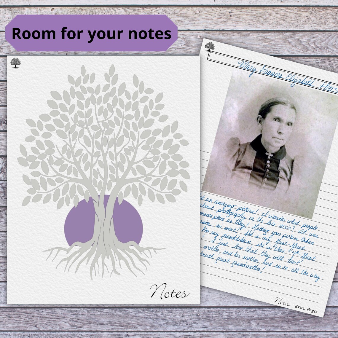 10 Generation Genealogy Chart Template Genealogy Research - Etsy