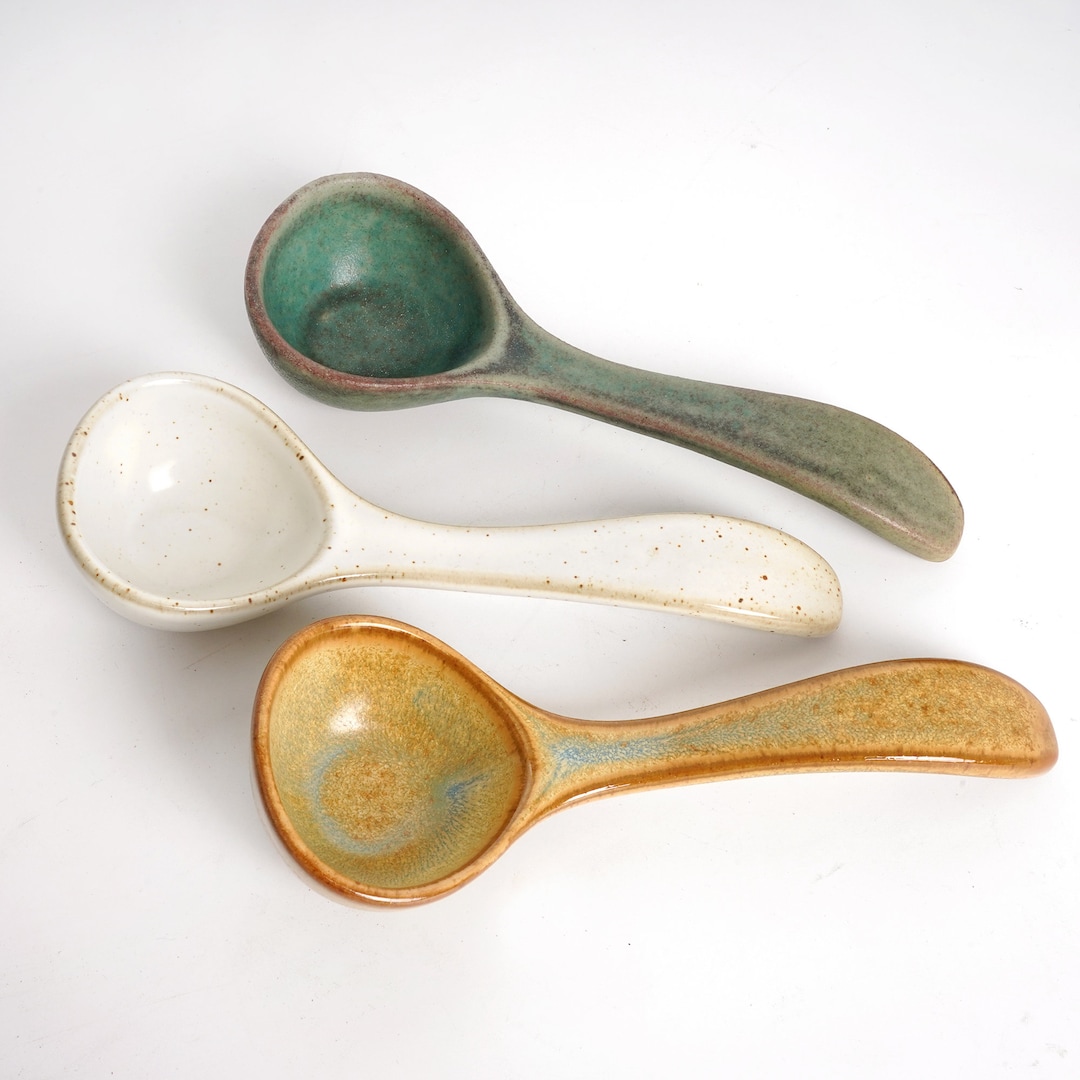 Large Size Soup Spoon,japanese Spoon,green Ceramic Spoons ,ramen Spoon ...