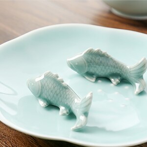 Ceramic Chopstick Rest,chopsticks Rack,fish Chopstick,brush Rest ...