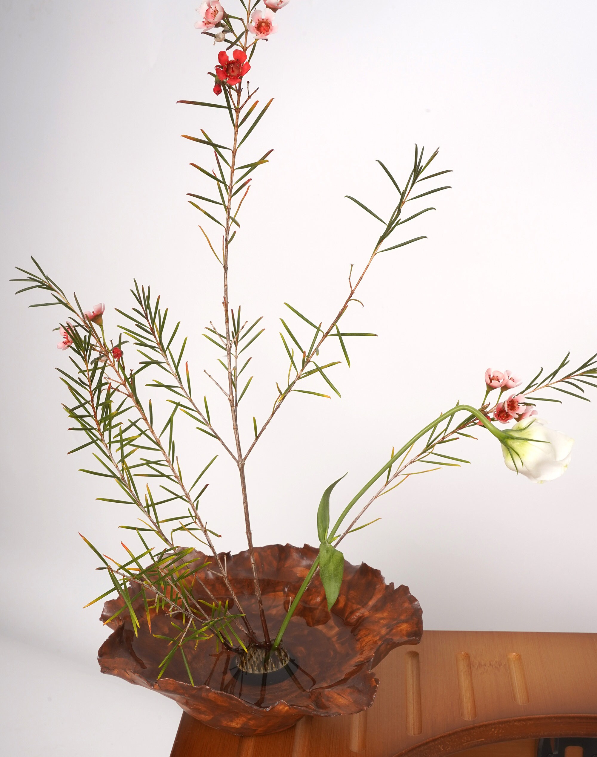 Hand-built Pinch Vase,handmade Ceramic Ikebana Vase, Ikebana Container ...