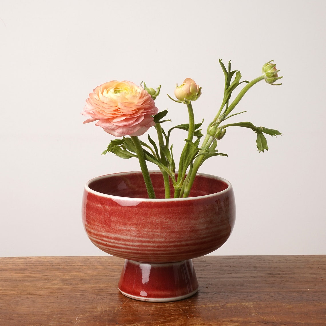 Ceramic Ikebana Vase Ikebana Container Ikebana Bowl Fruit - Etsy