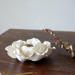 Mothers Day Gift Large Flower | Hand Sculpted Peony Flower Incense ...