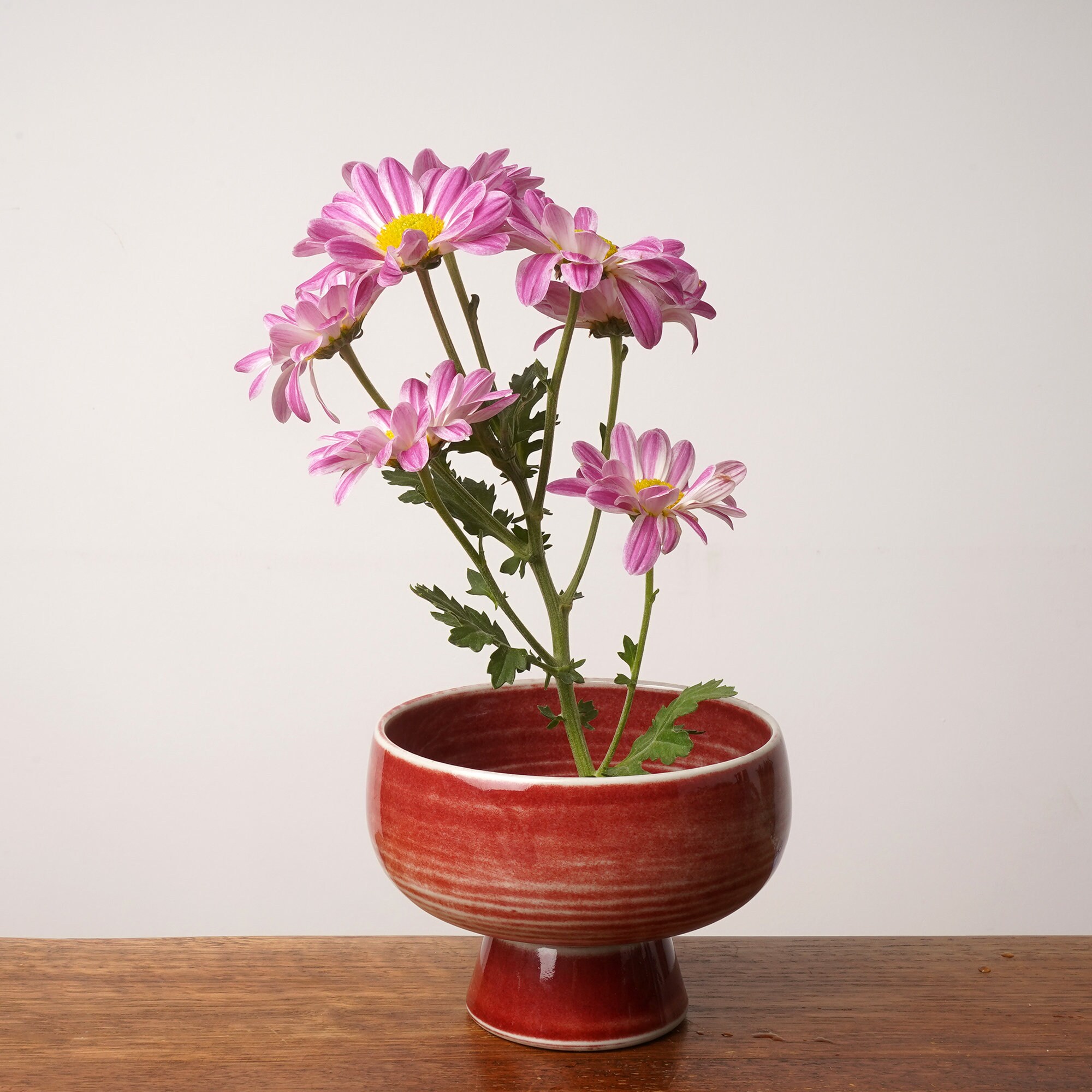 Ceramic Ikebana Vase Ikebana Container Ikebana Bowl Fruit - Etsy