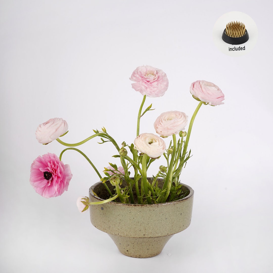 Ceramic Ikebana Vase, Ikebana Container, Ikebana Bowl , Fruit Bowl ...