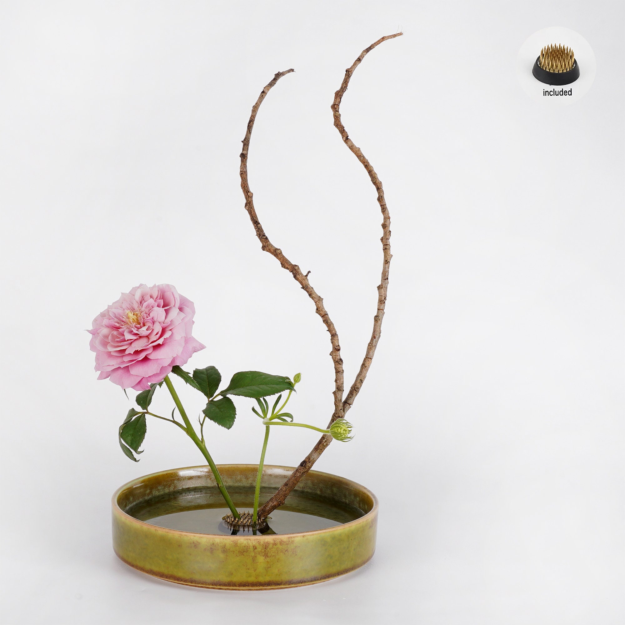 Ceramic Ikebana Vase, Ikebana Container, Ikebana Bowl , Fruit Bowl ...