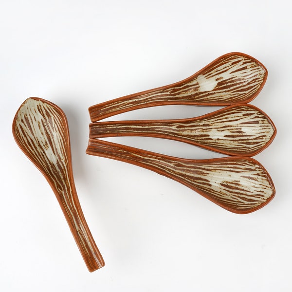 Asian Soup Spoon Brown - Etsy