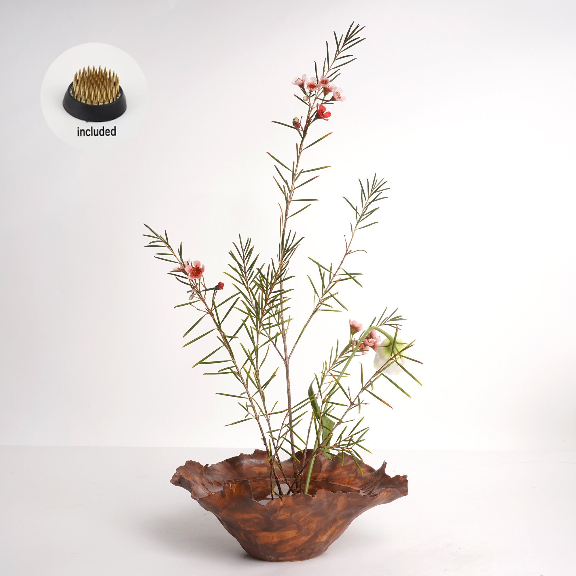 Hand-built Pinch Vase,handmade Ceramic Ikebana Vase, Ikebana Container ...
