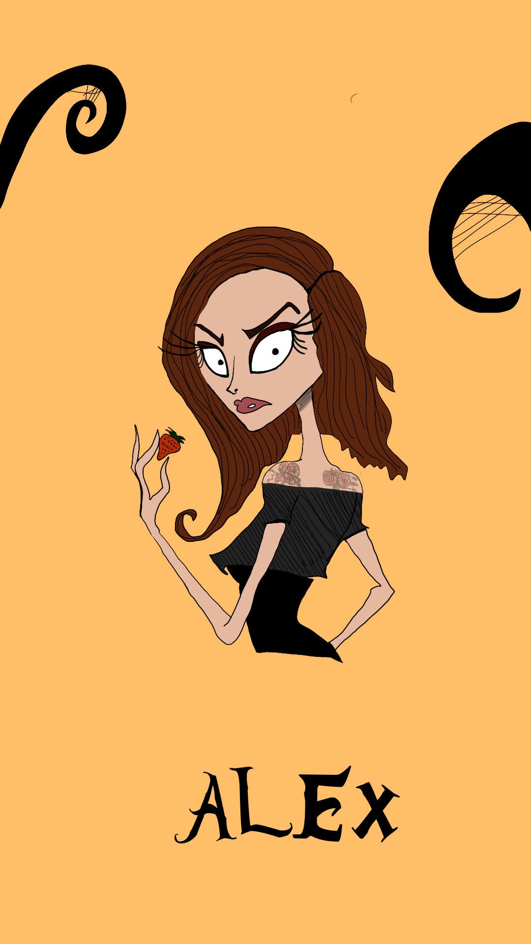 Custom Tim Burton Style Portrait - Etsy