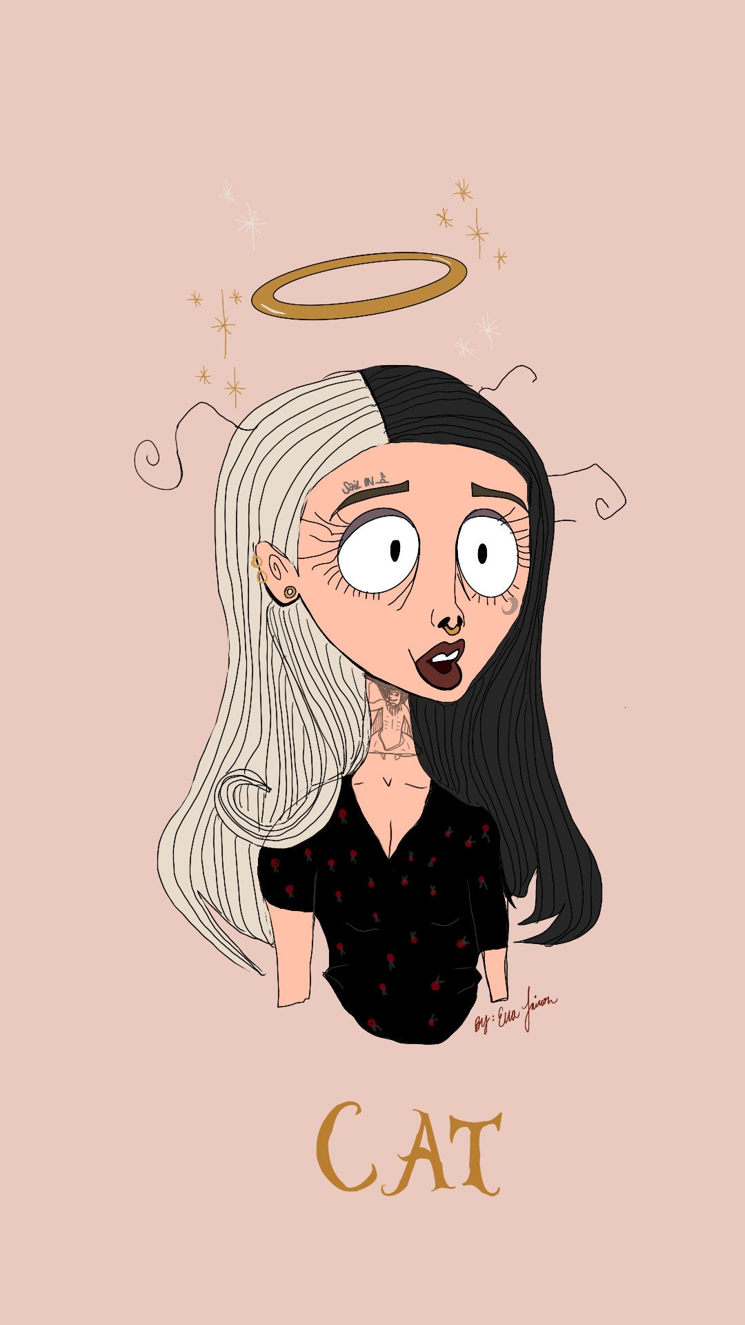 Custom Tim Burton Style Portrait - Etsy