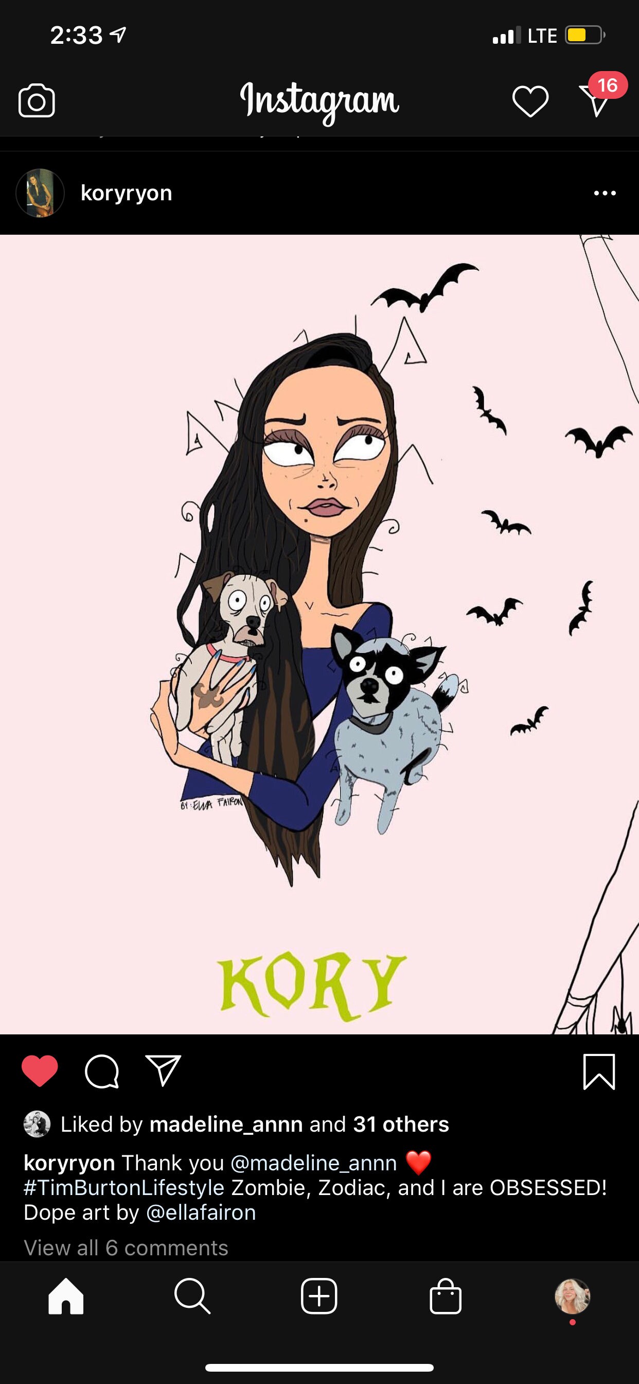 Custom Tim Burton Style Portrait - Etsy