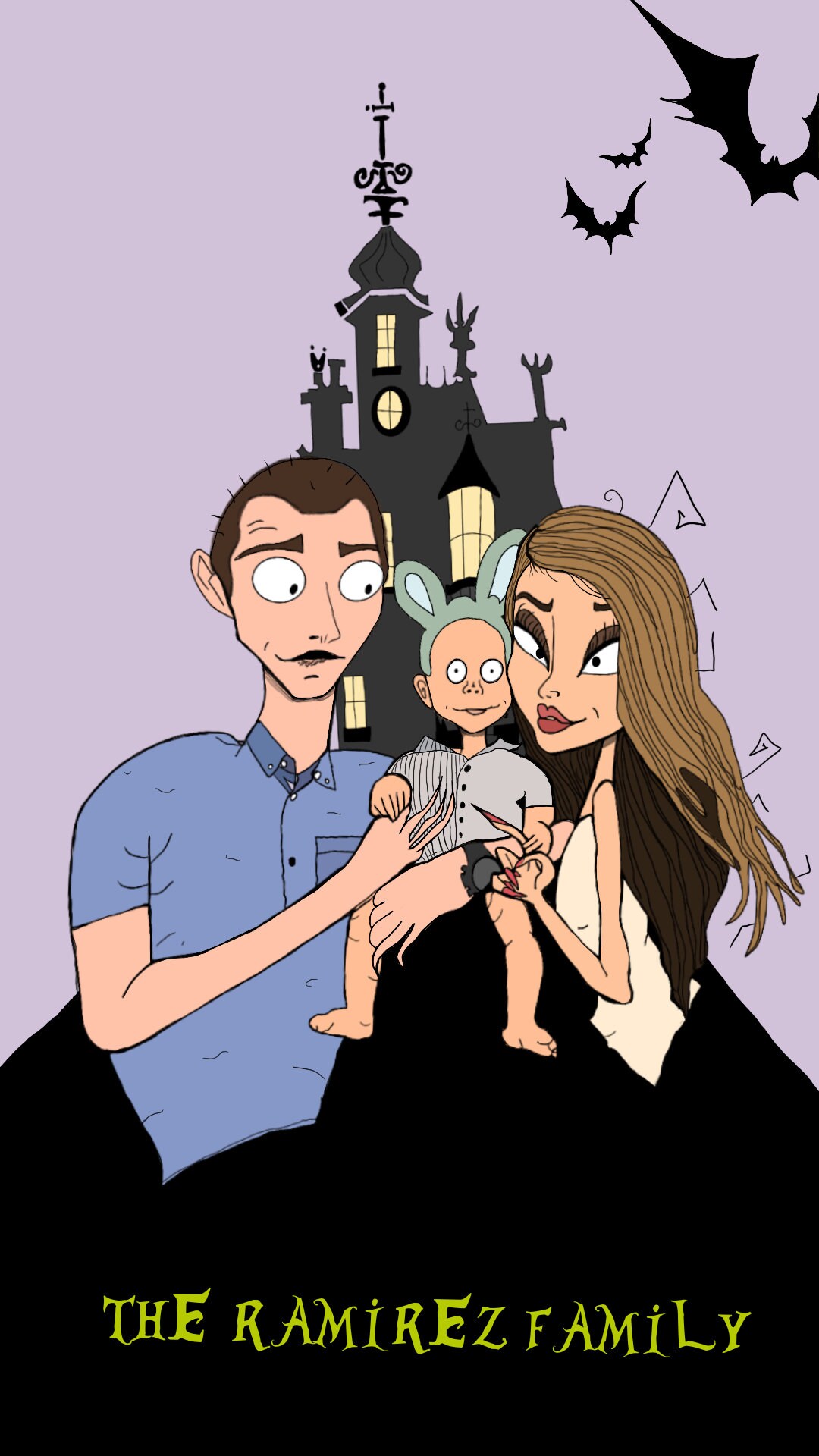 Custom Tim Burton Style Portrait - Etsy