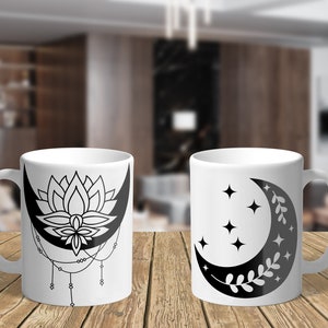 Moon SVG Bundle | Celestial Svg | Moon Cut Files | Crystal Moon Svg ...