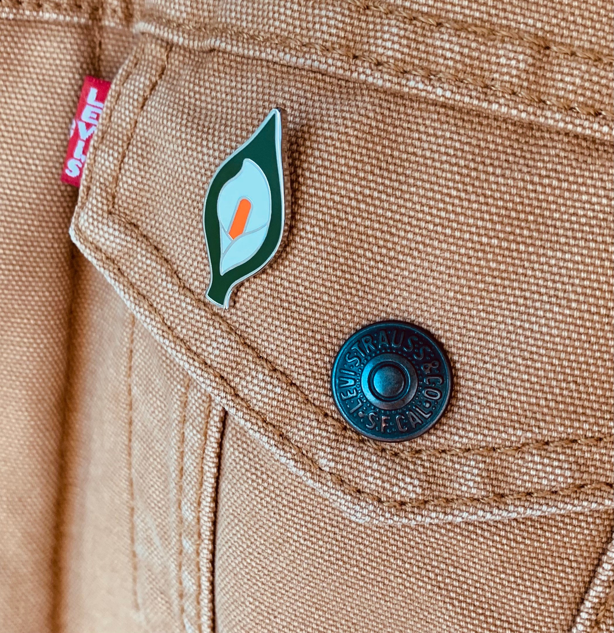 Irish Easter Lily Enamel Pin - Etsy