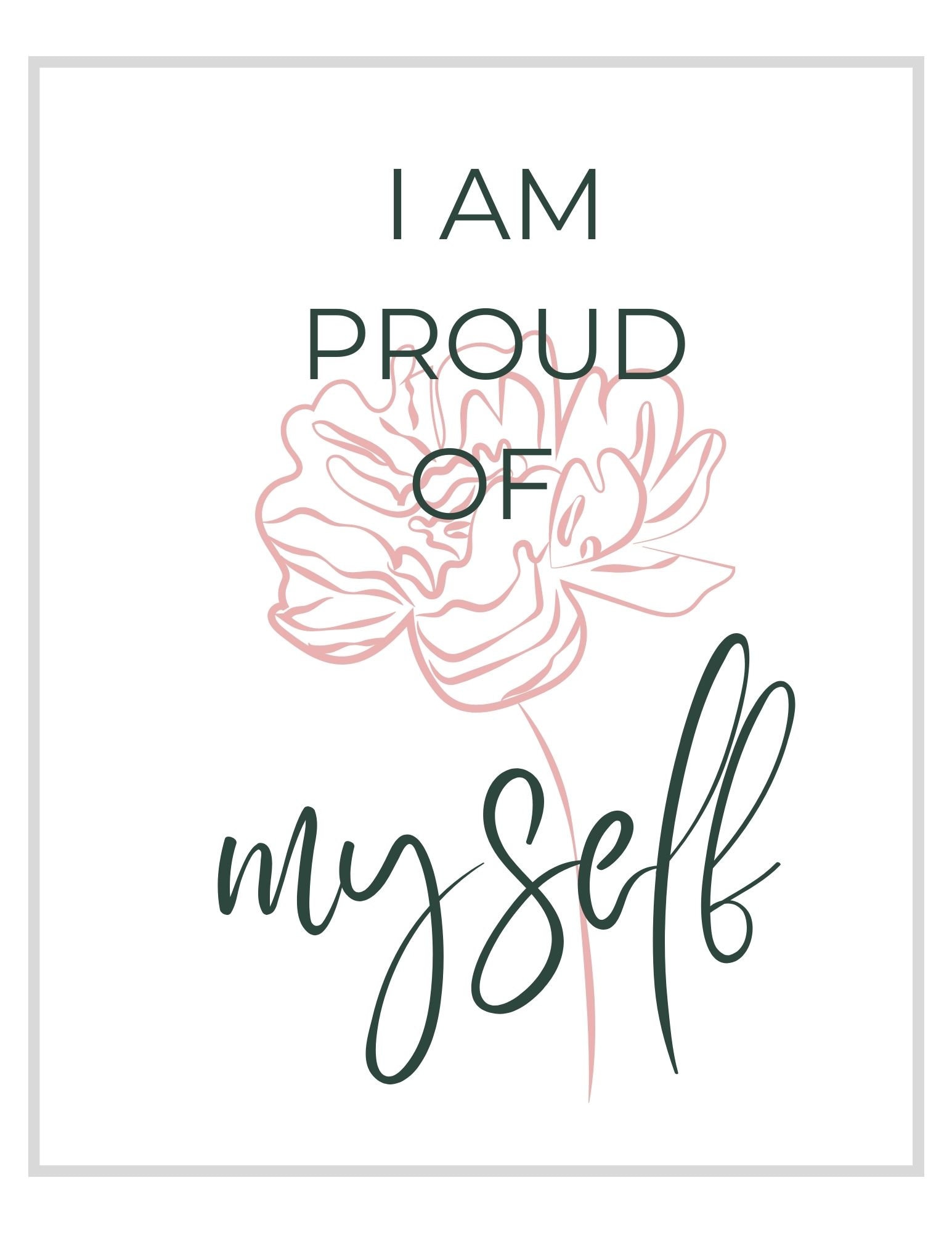 Positive Affirmation Posters, Vision Board Printables, Cards for Law of ...