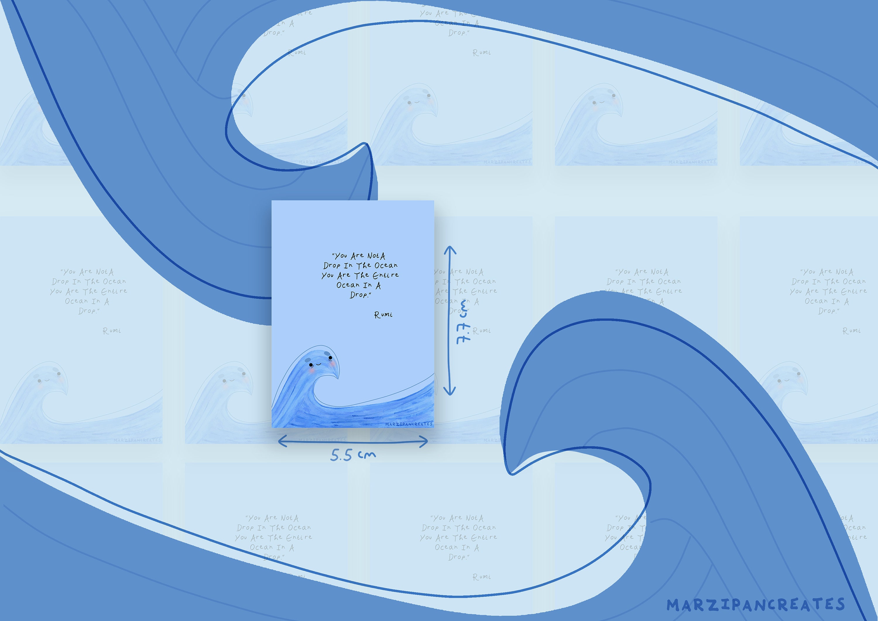 Rumi Quote Waterproof Glossy Vinyl Sticker Quote Stickers Vinyl ...