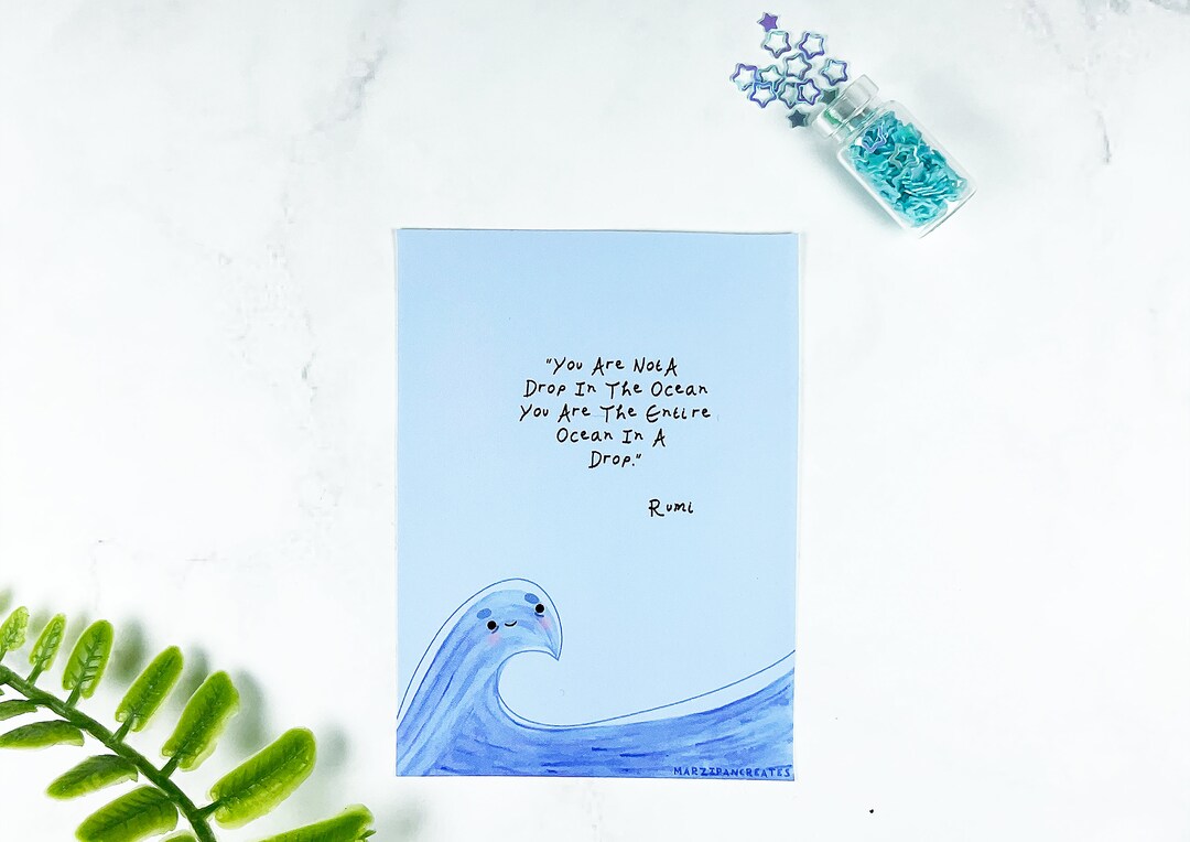 Rumi Quote Waterproof Glossy Vinyl Sticker Quote Stickers Vinyl ...