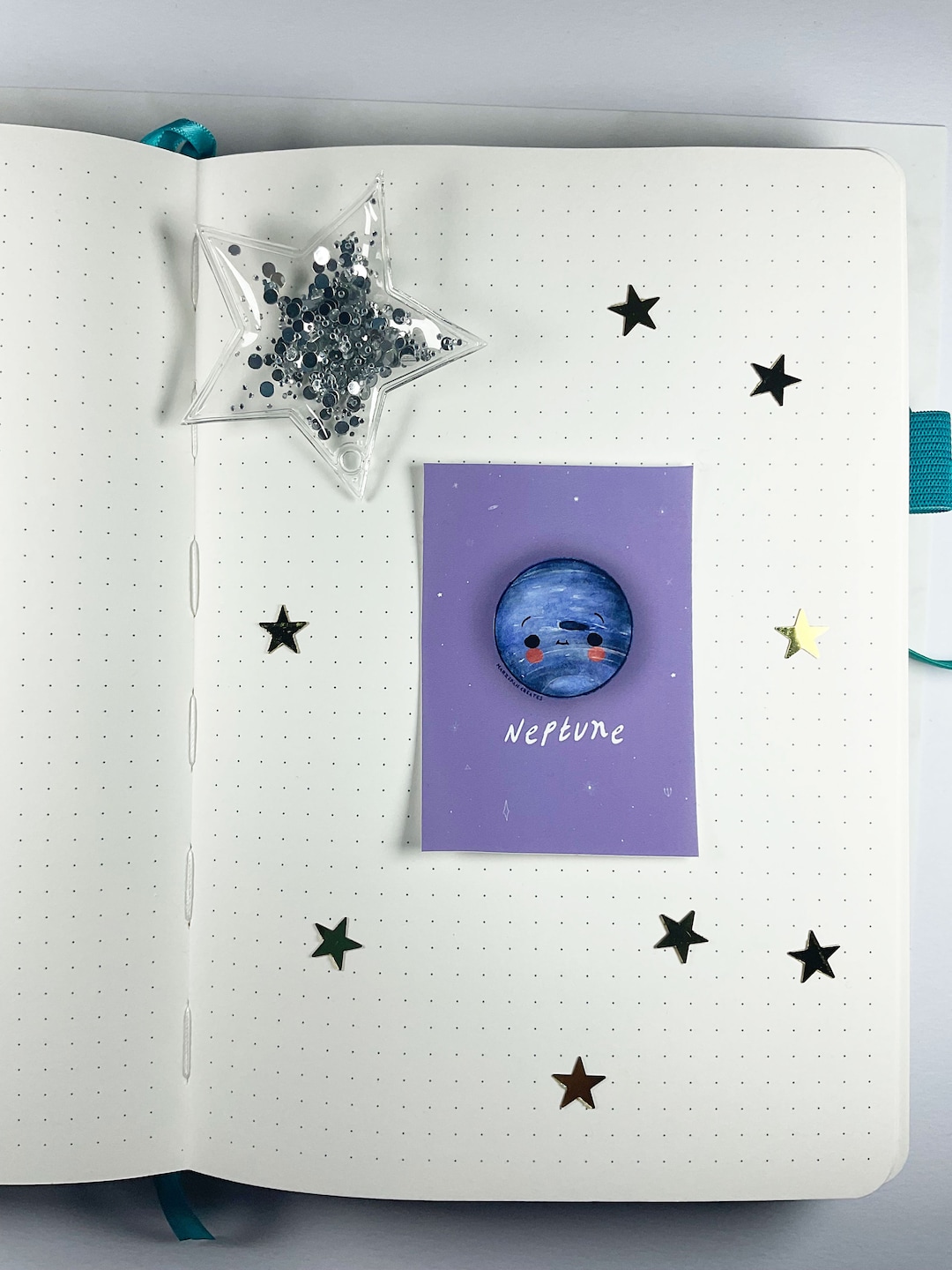 Neptune Waterproof Glossy Vinyl Sticker Planet Stickers Vinyl Stickers ...