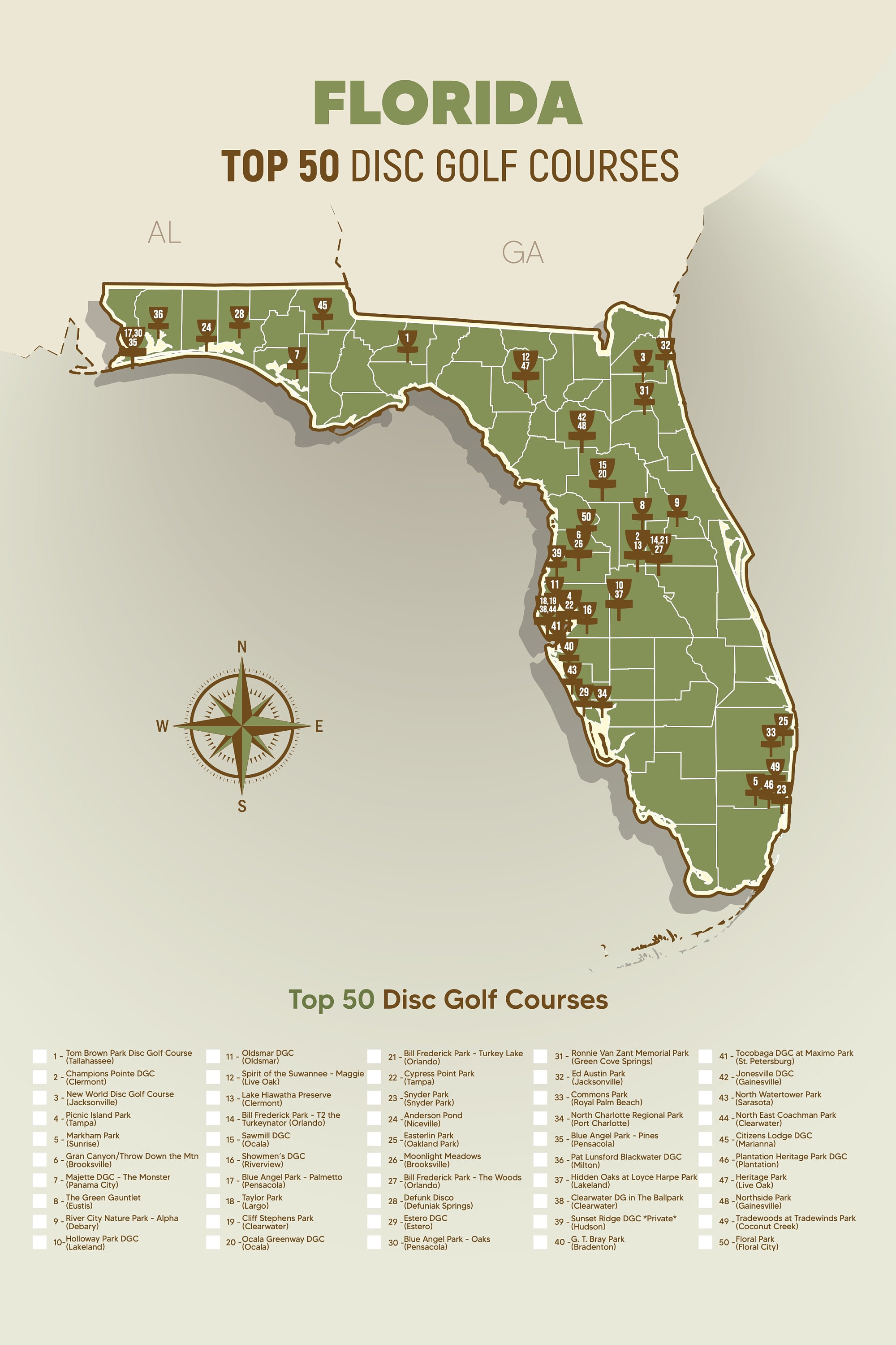 Florida Golf Courses Map Golf Club Of The Everglades, FL Golf Course