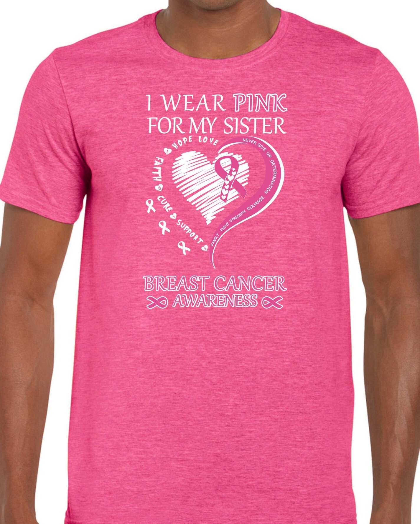 I Wear Pink for My Sister, Breast Cancer, Cancer Awareness, Cancer ...