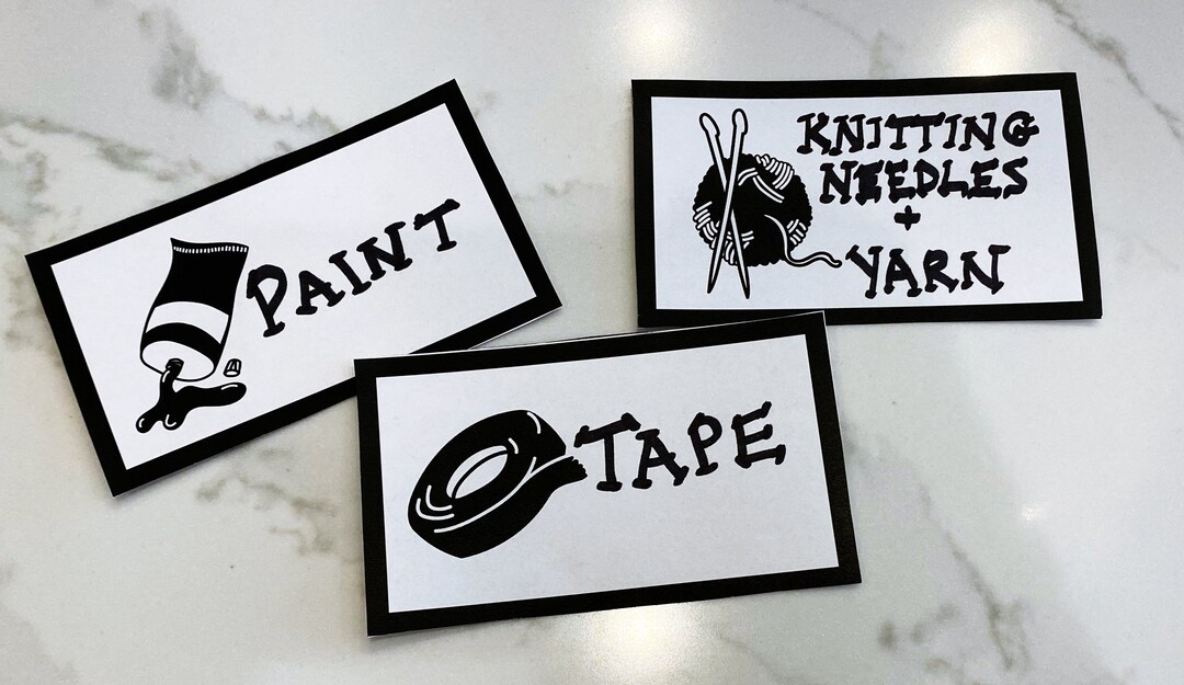 Printable Craft Room Organization Labels - "the Full Collection" - Etsy