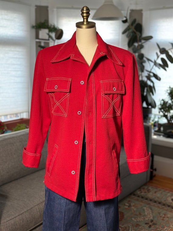 Catalina California Cherry Red Action Jacket (M-L) - Gem