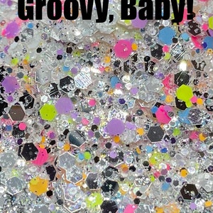 4 Piece Neon Glitter Mix Set - Neon Glitter Mixes Set - Tumblers, Resin ...