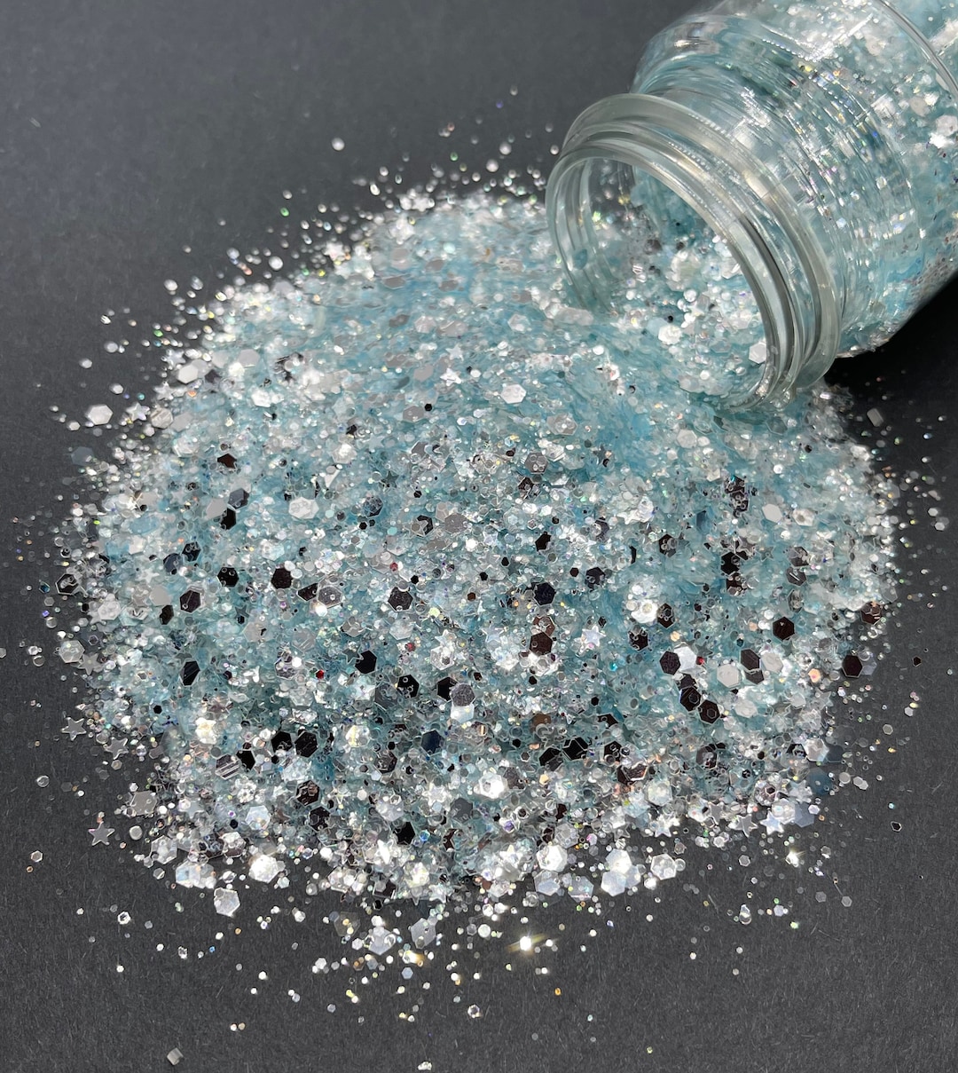 Infinity and Beyond - Chunky Glitter Mix - Iridescent Star Shaped ...