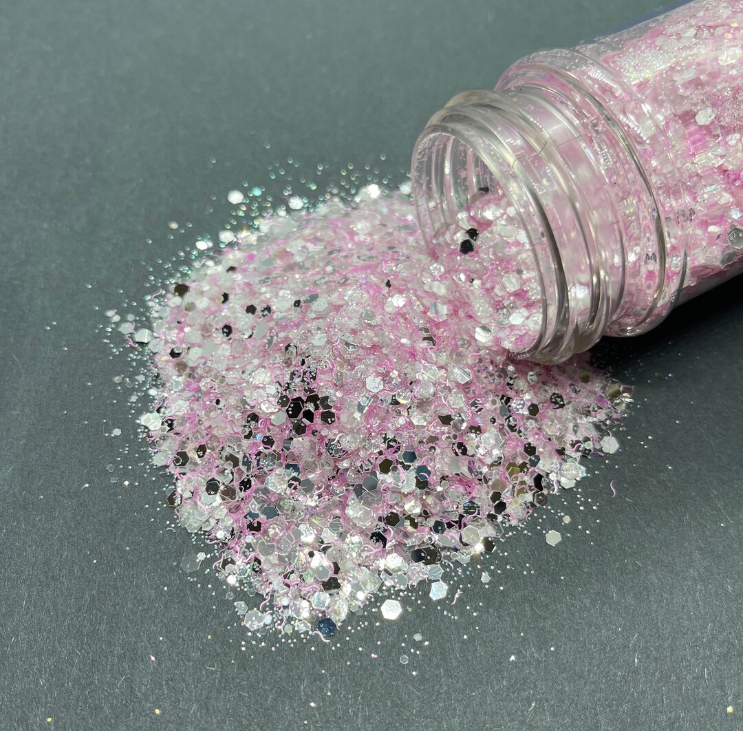 Bedazzled - Chunky Glitter Mix - Metallic Pink/mirror Glitter Mix for ...