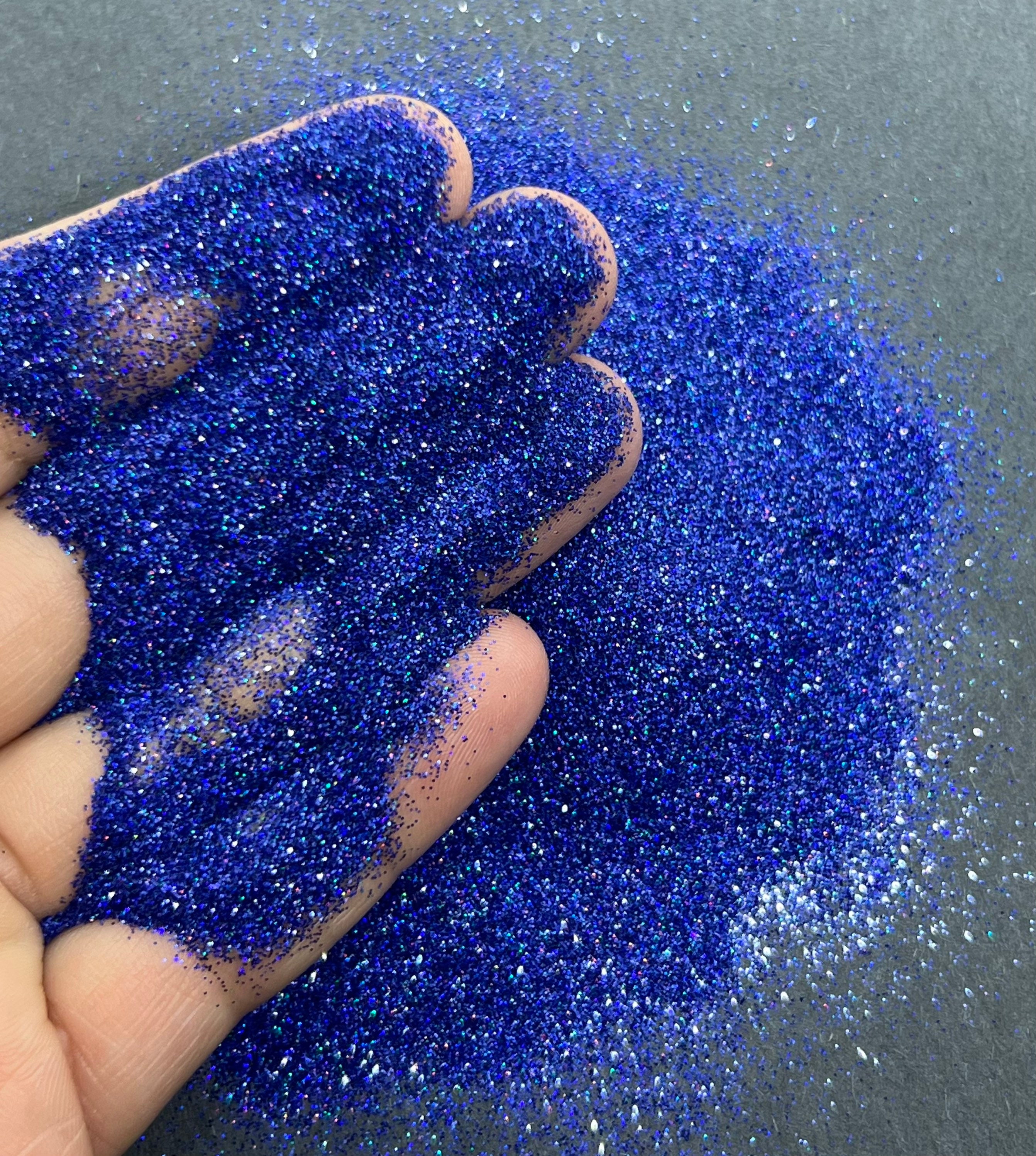 Get Frosty Ultra Fine Glitter - Holographic Blue for Resin, Tumblers ...