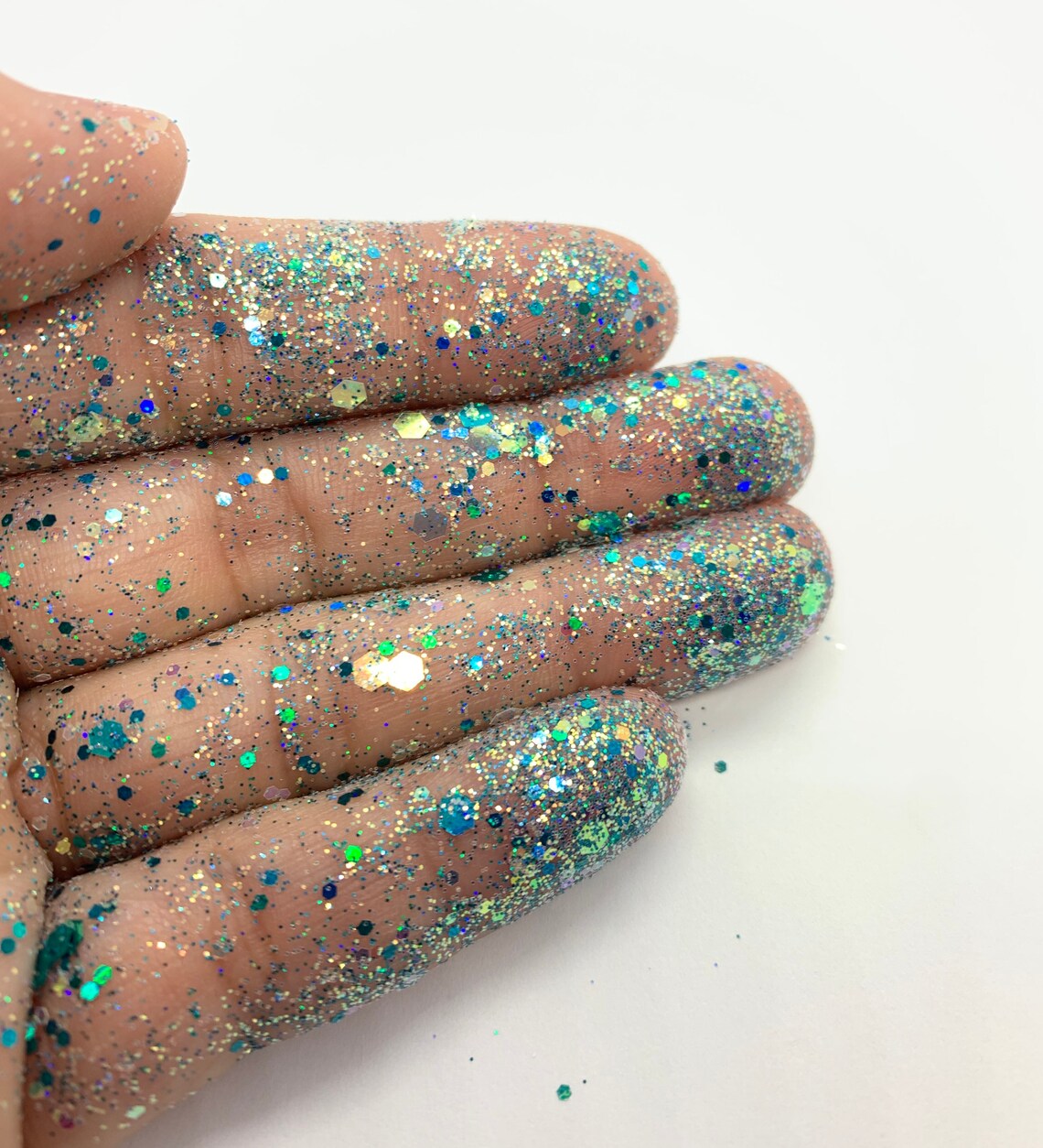 Seven Seas Chunky Glitter Mix – Iridescent Blue Teal, Resin Crafts - Etsy