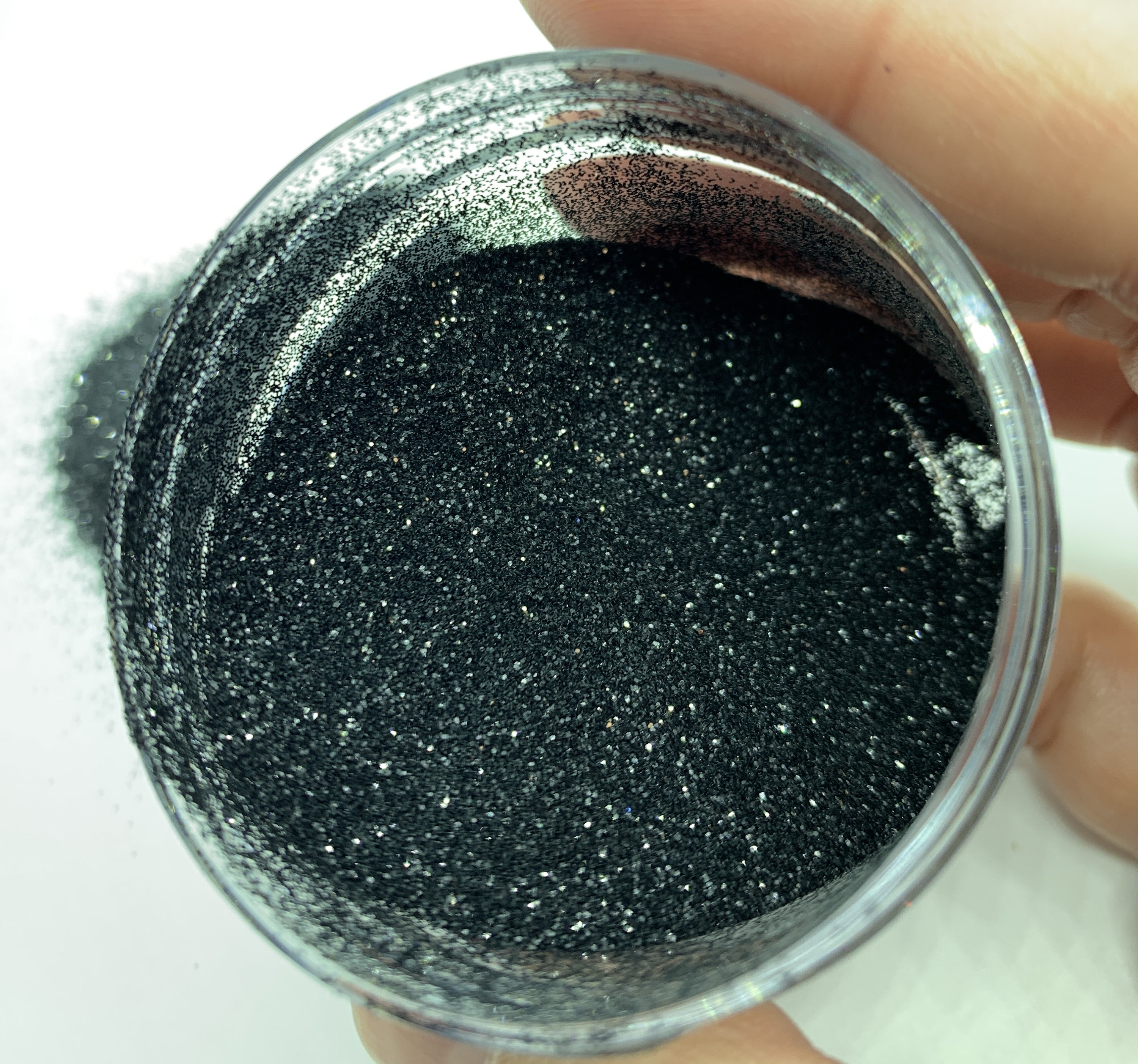 Blackhole Ultra Fine Glitter Metallic Black Glitter for | Etsy Australia