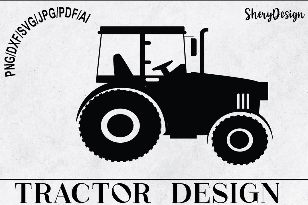 Tractor Svg, Farm Tractor Cricut Cut File, Tractor Png, Farm Tractor ...
