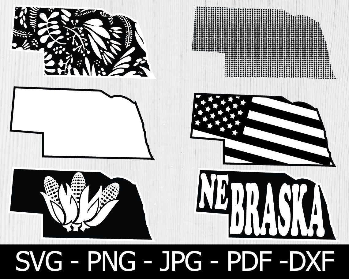Nebraska State SVG Floral Nebraska State Nebraska SVG - Etsy