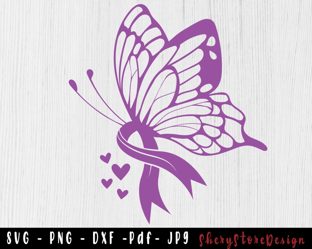 Butterfly Pancreatic Cancer SVG, Pancreatic Cancer SVG, Pancreatic ...