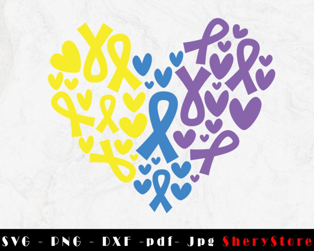 Heart Bladder Cancer SVG, Bladder Cancer SVG, Bladder Cancer Ribbon Svg ...