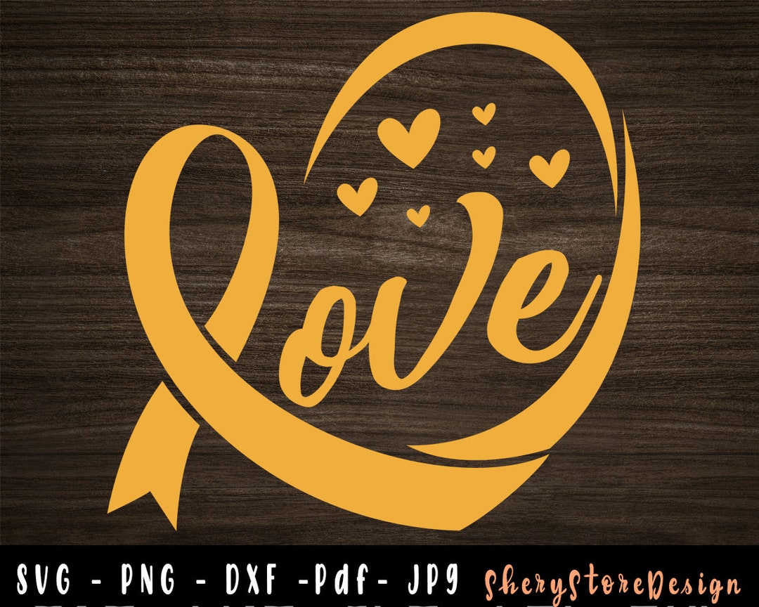 Childhood Cancer SVG, Childhood Cancer Feather Ribbon SVG, Childhood ...