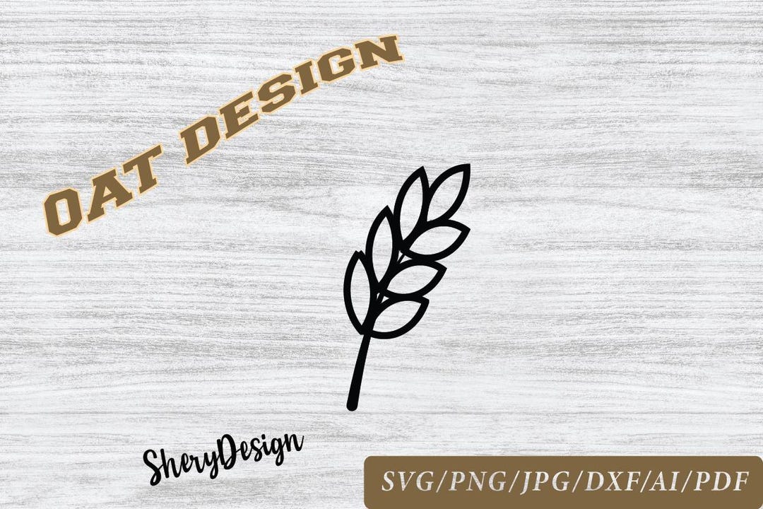 Oats SVG, Cereal Svg, Food Svg, Oats Clipart, Oats Files for Cricut ...