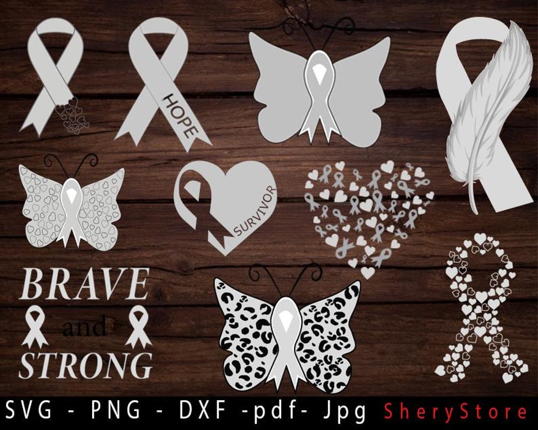 Lung Cancer Bundle SVG, Feather Lung Cancer Svg,heart Lung Cancer ...