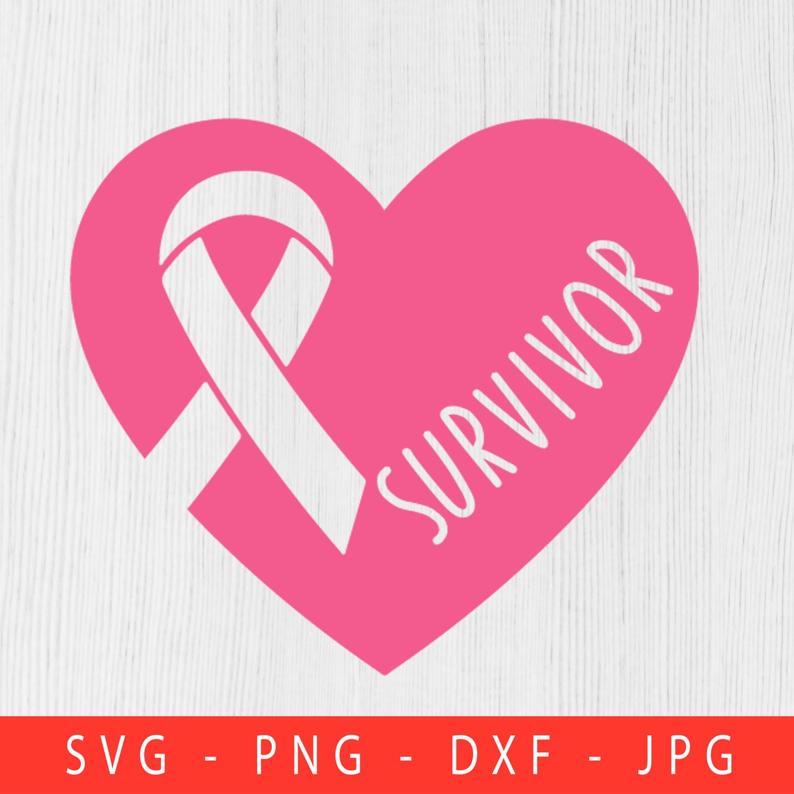 Cancer Survivor Heart SVG Breast Cancer Svg Breast Cancer - Etsy
