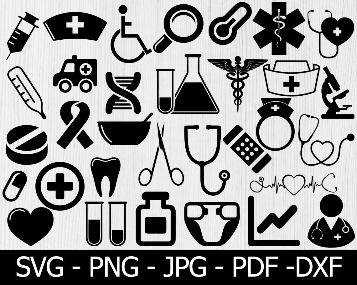 Nurse Bundle SVG Nurse Svg Stethoscope Svg Nursing Svg - Etsy