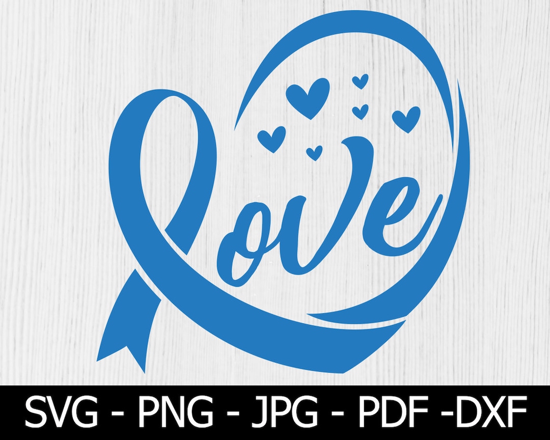 Feather Colon Ribbon SVG, Colon Cancer Svg, Colon Cancer Gift, Cancer ...