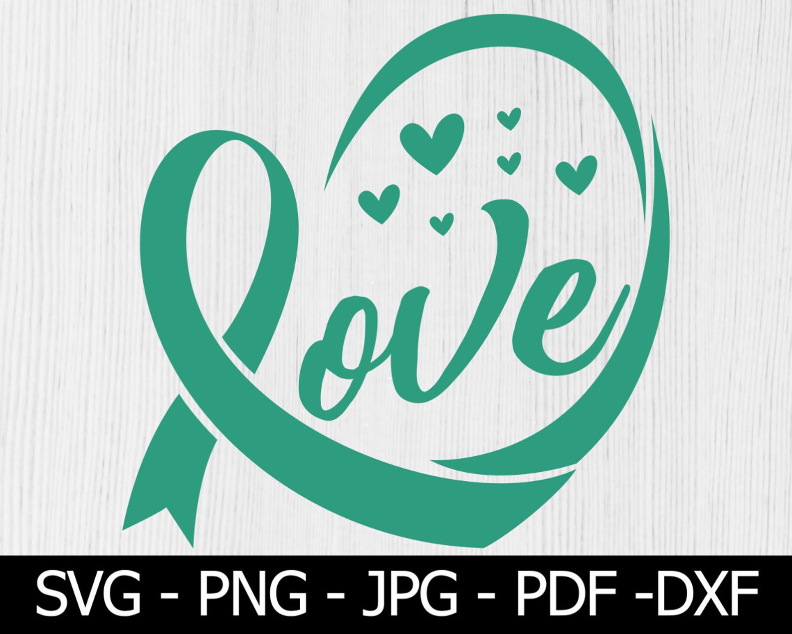 Feather Green Ribbon SVG Liver Cancer Svg Liver Cancer Gift - Etsy