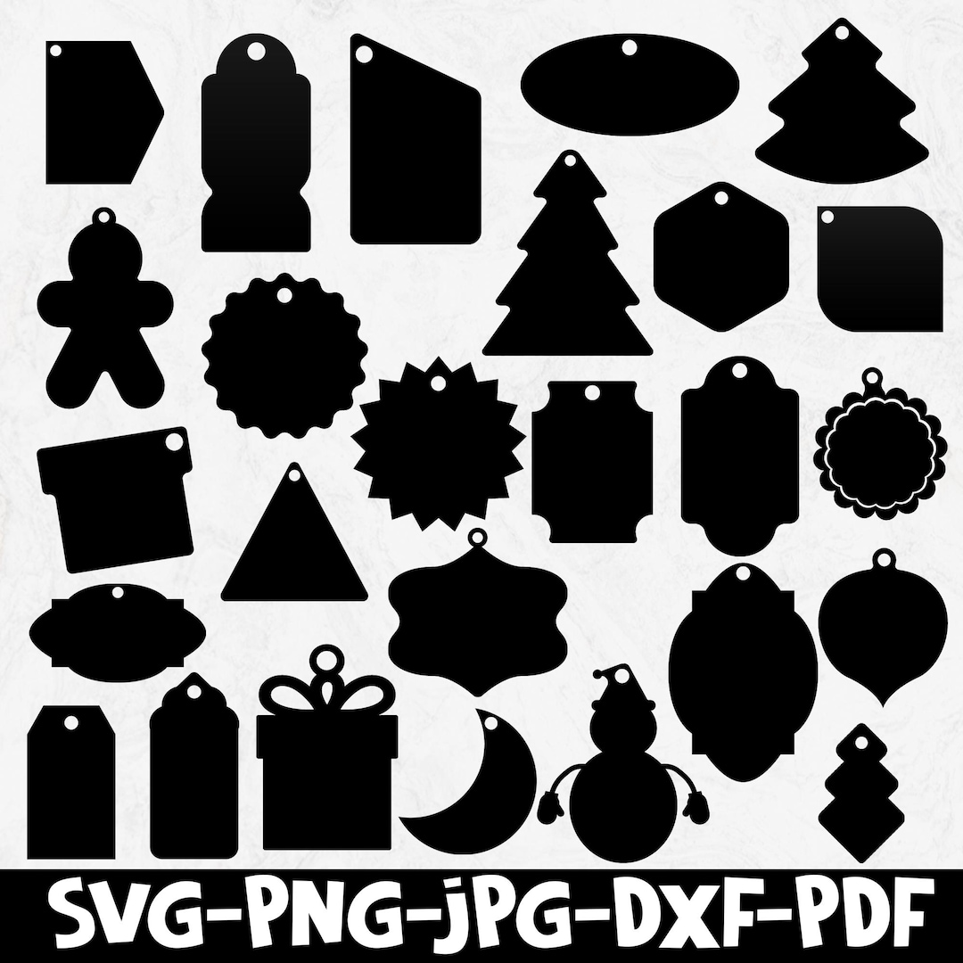 Tag SVG, Tags SVG Bundle, Tags Template, Shapes Svg, Gift Tag Svg ...