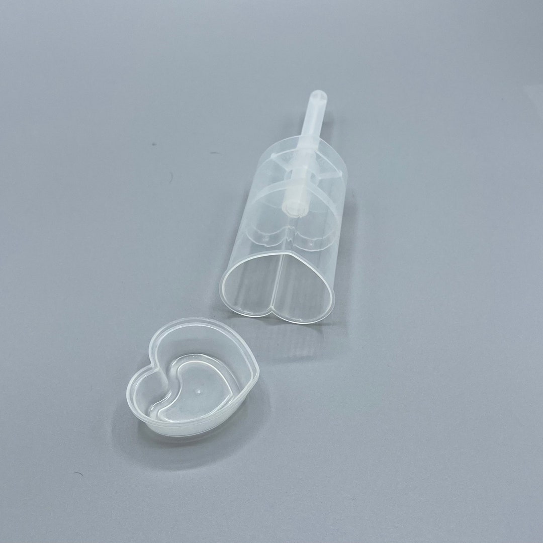 Confetti Popper Push Pop Container Cake Push Pop Heart Shaped Push Pops ...