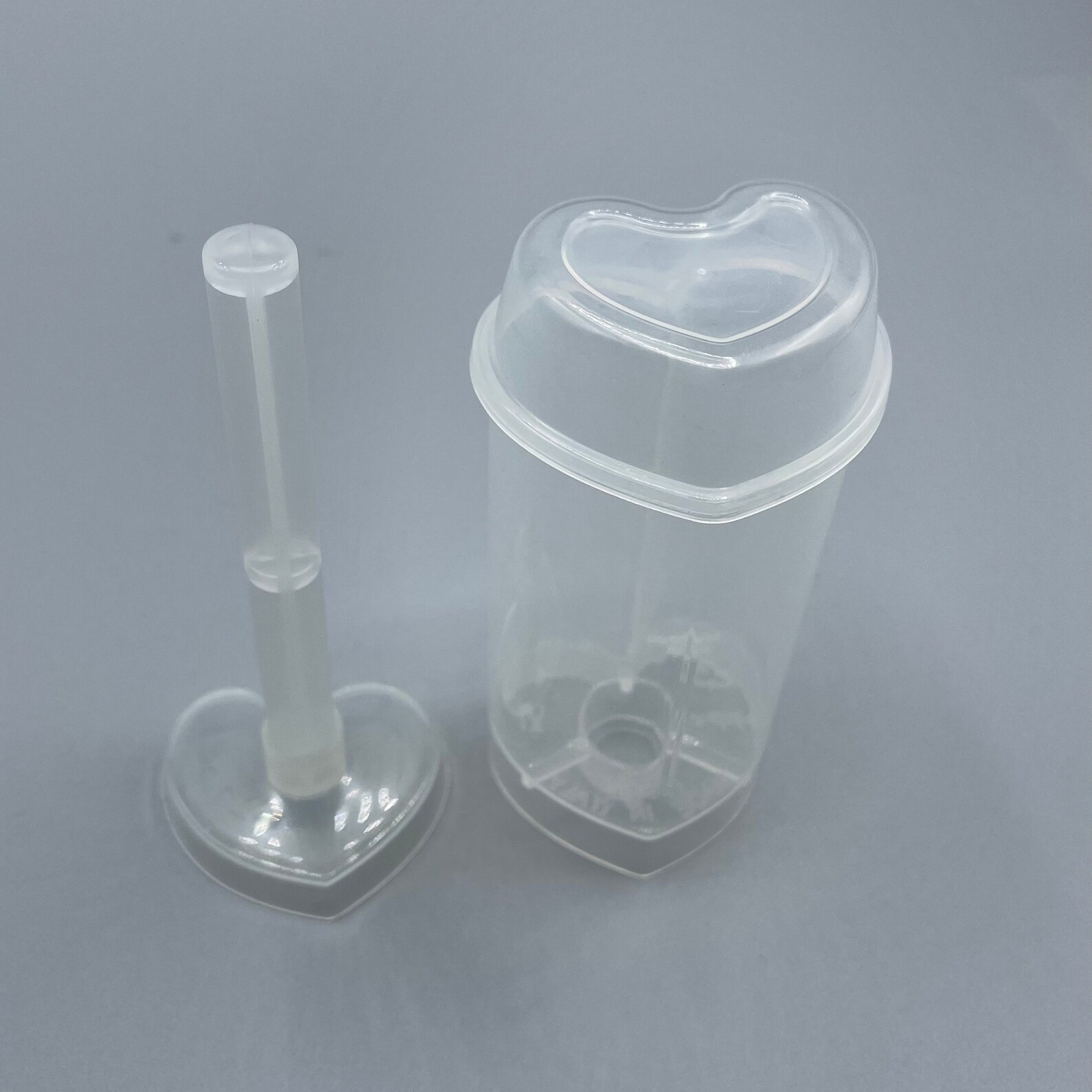 Confetti Popper Push Pop Container Cake Push Pop Heart Shaped Push Pops ...