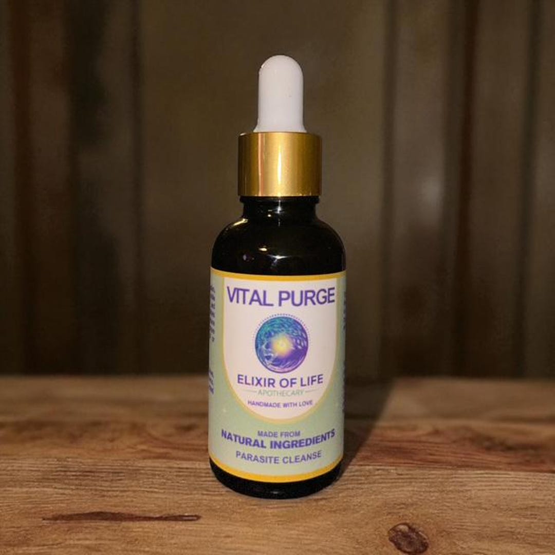 Handcrafted Herbal Parasite Cleanse - Vital Purge Elixir - Etsy