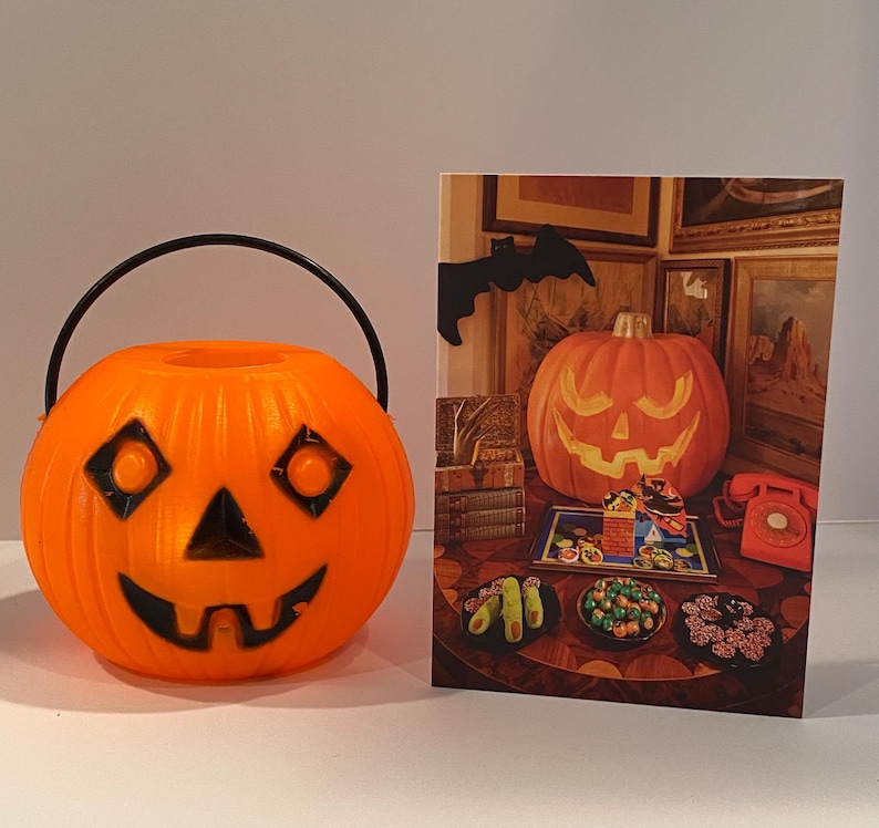 A Very Vintage Holiday Halloween Cards - Set of 4 W/ Stickers - A - Etsy